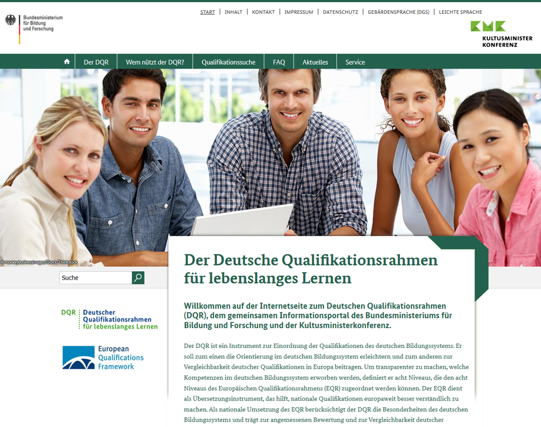 EQR und DQR – Informationen – Deutsche Gesellschaft für Beratung e. V.